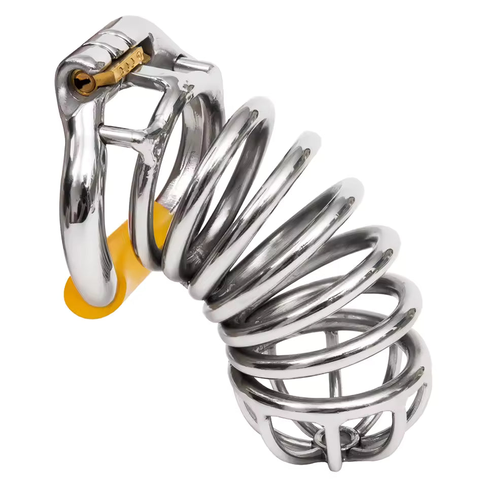 Stainless Steel Chastity Device Male Locking Ring – Secure Fit ...